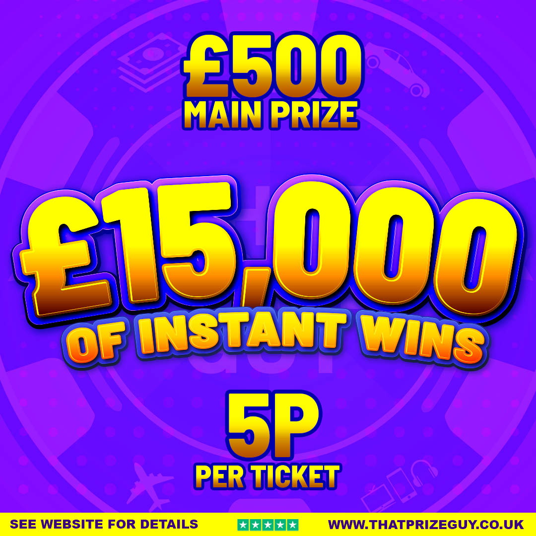 £500 End Prize + £15k Of Instant Wins - Jan #1 | That Prize Guy