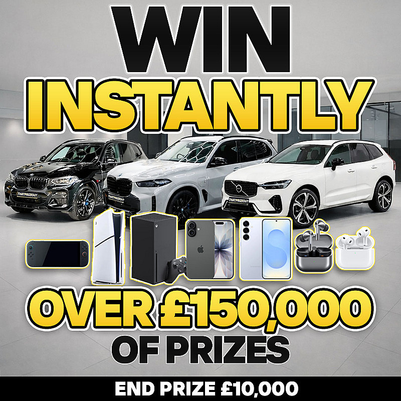 Massive Car Tech Cash Instant Win - £10,000 End Prize - Feb #1 | That ...