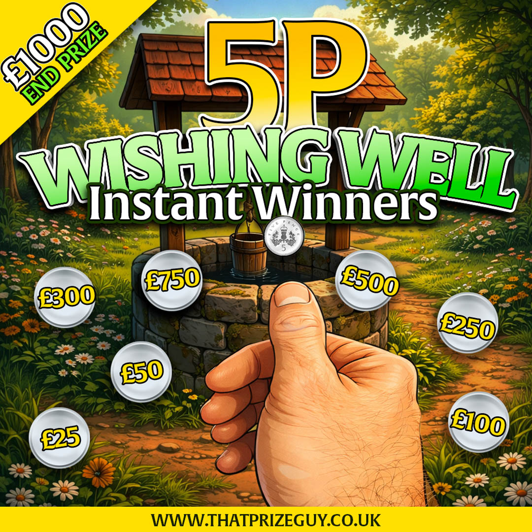 5p Wishing Well Instant Win - £1000 End Prize #1 | That Prize Guy