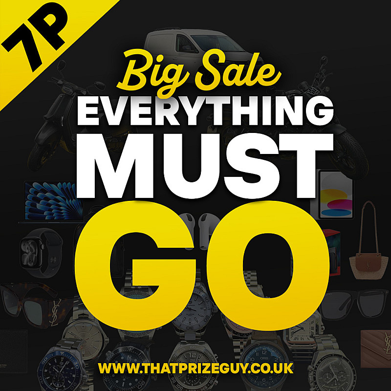Everything Must Go - February Clearance Sale- £500 End Prize | That ...