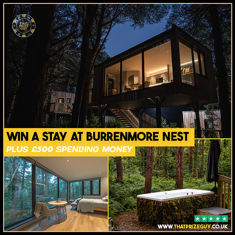 Stay at Burrenmore Nest + £500 September #1 | That Prize Guy
