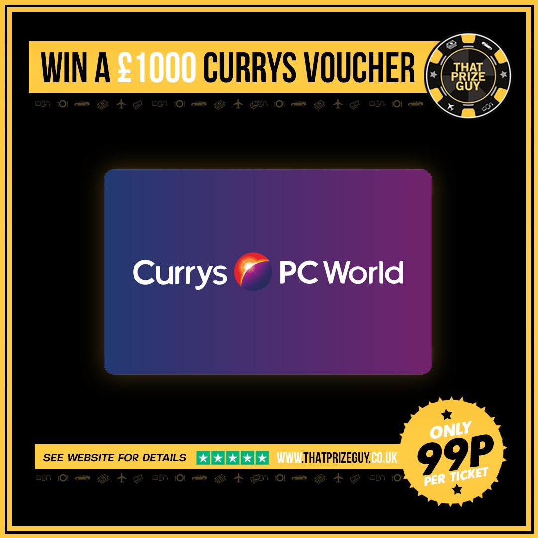 £1000 Currys Voucher Nov | That Prize Guy