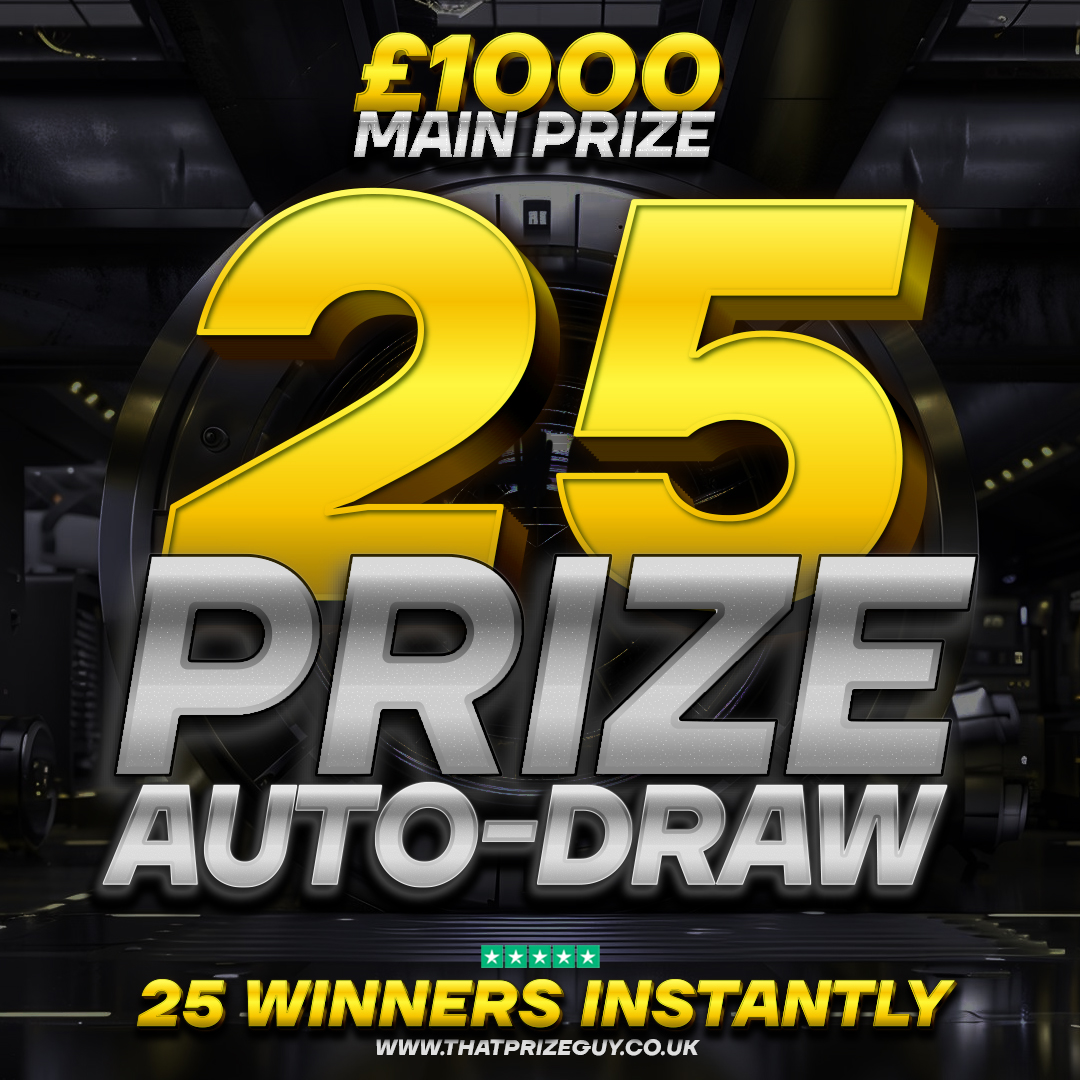 £1000 Main Prize + 25 Instant Wins 12/02 | That Prize Guy