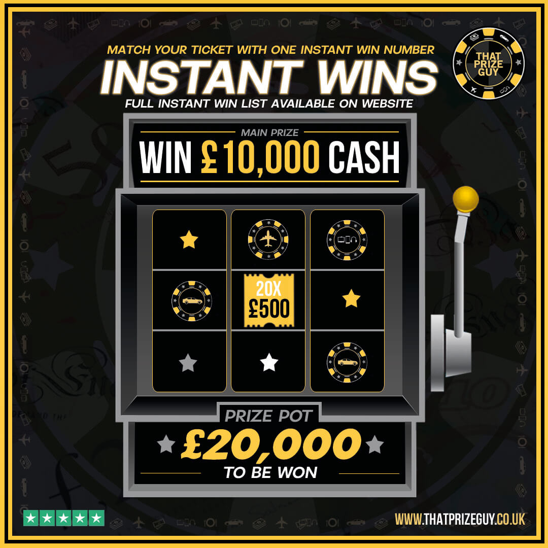 £10,000 Main Prize + Instant Wins - May #1 | That Prize Guy