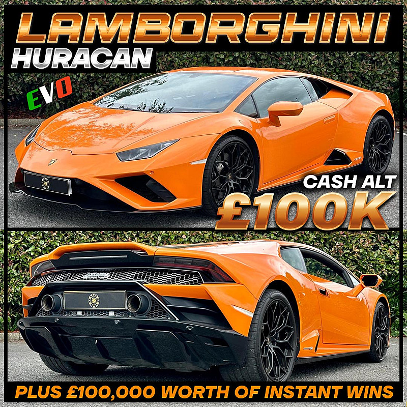 Lamborghini Huracan or £100,000 Cash | That Prize Guy