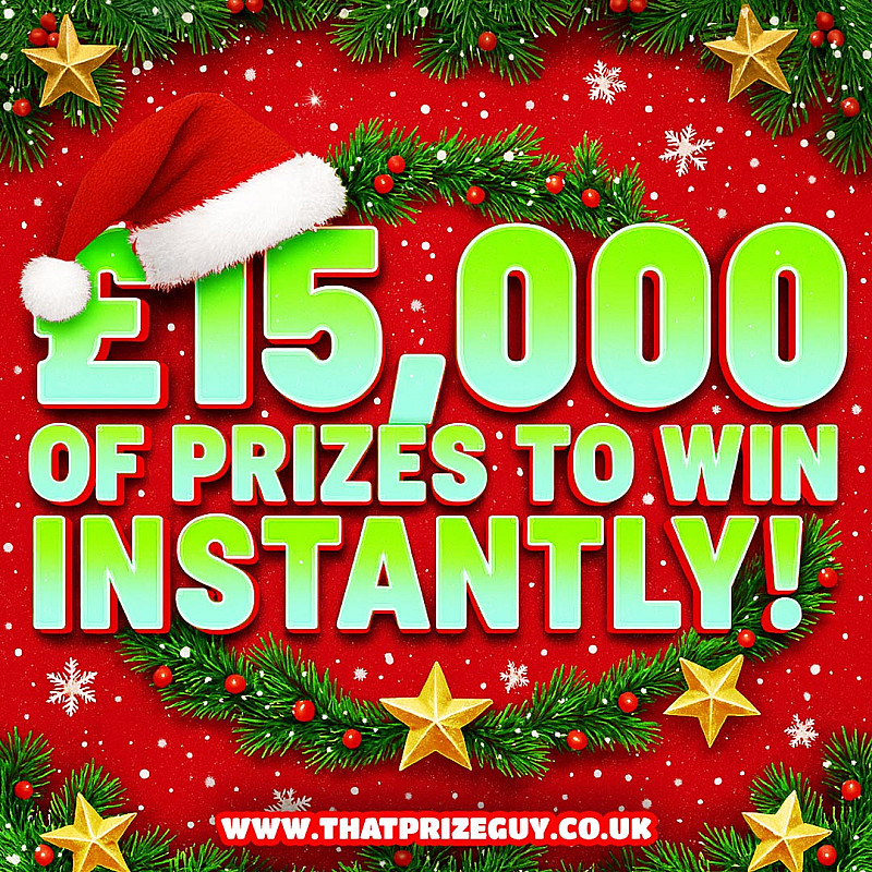 £500 End Prize + £15k of Instant Wins - December #1 | That Prize Guy